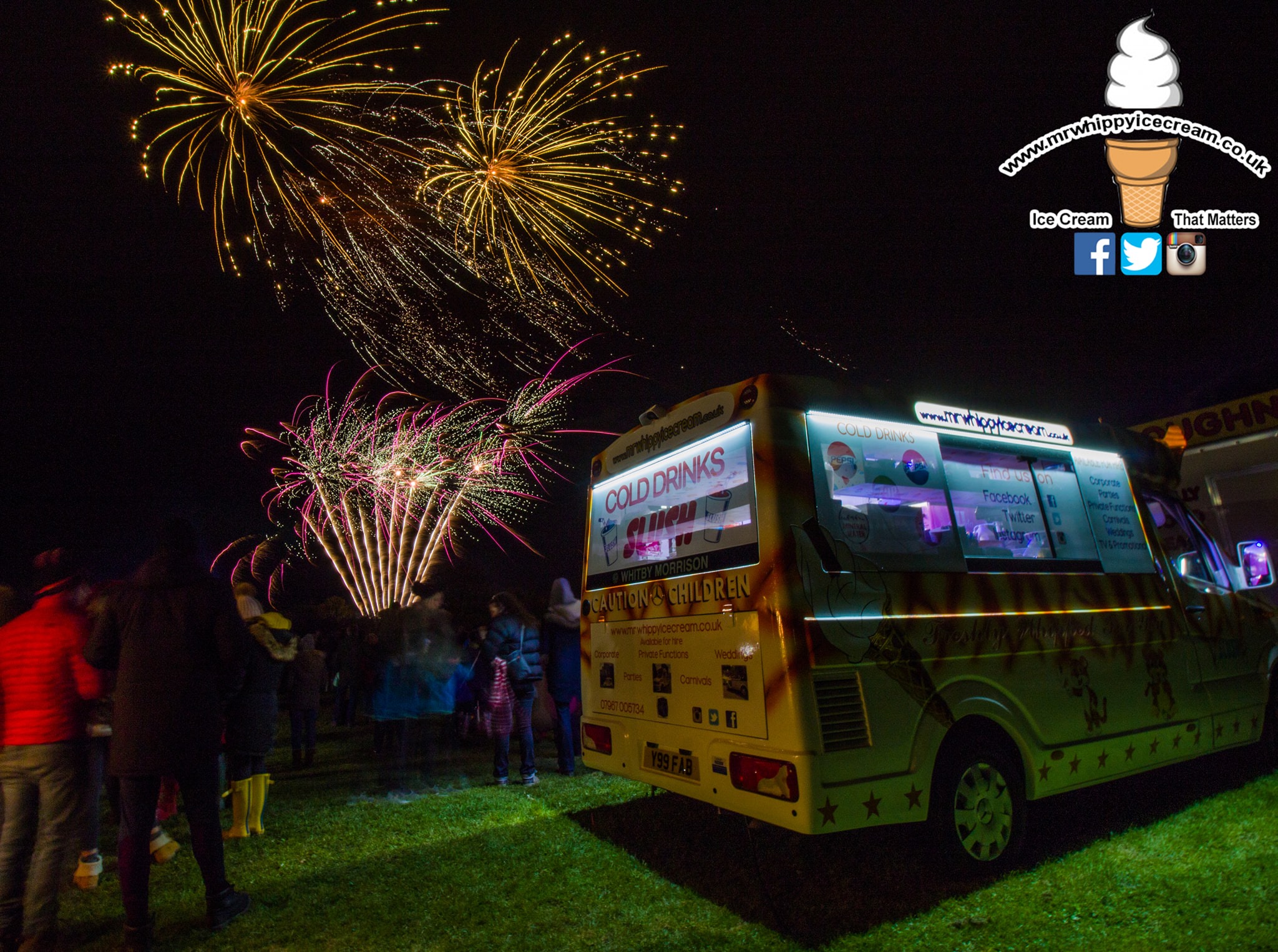 Bonfires Firework Events Van Hire | Mr Whippy